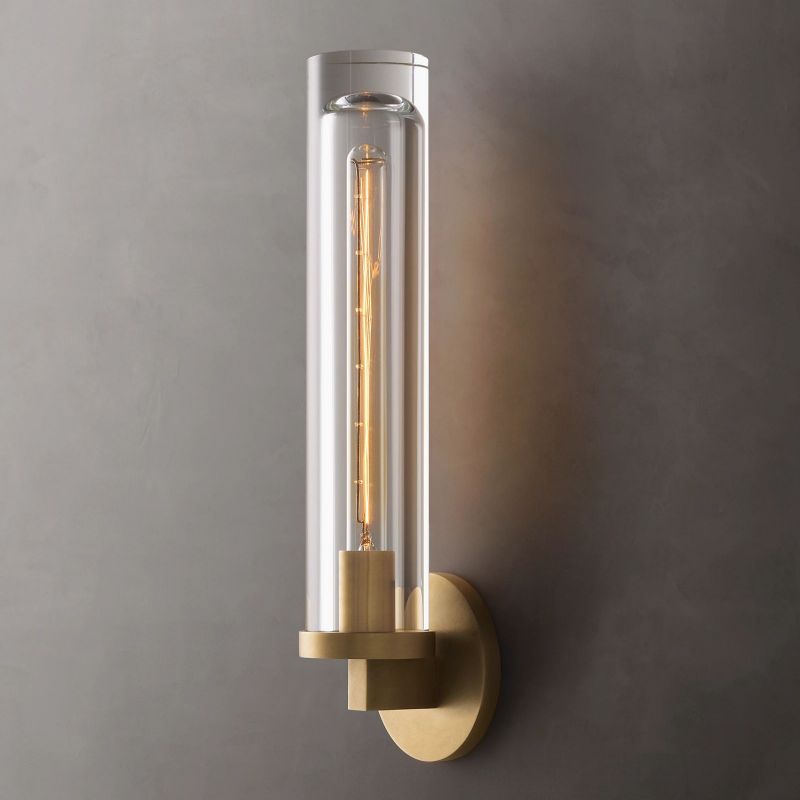 Savile Round Tube Sconce – Hilamps
